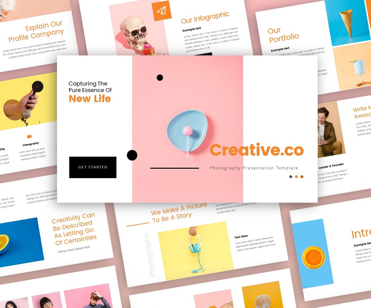Creative.co Creative Presentation PowerPoint Template #155063