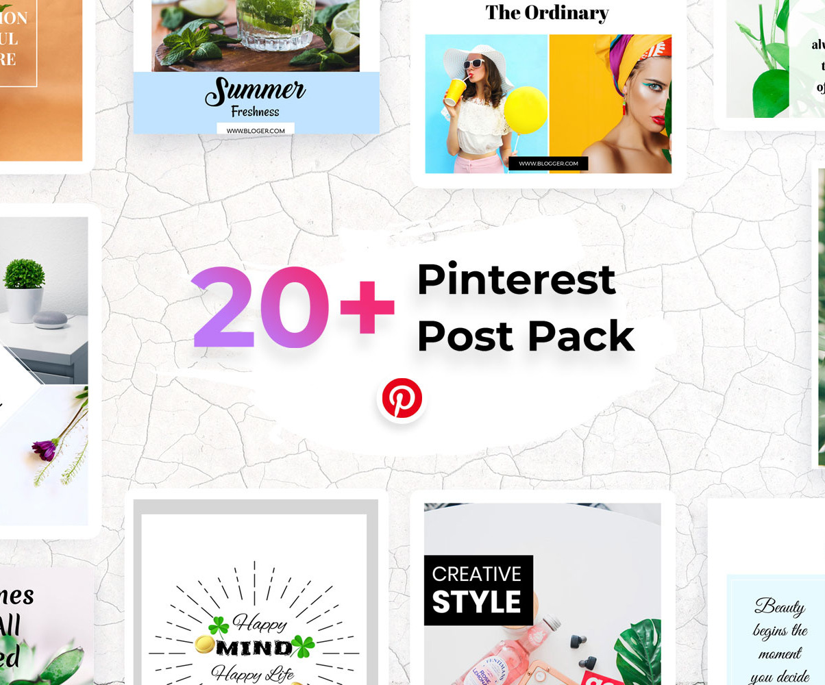 Pinterest Post Pack Social Media Template #157875