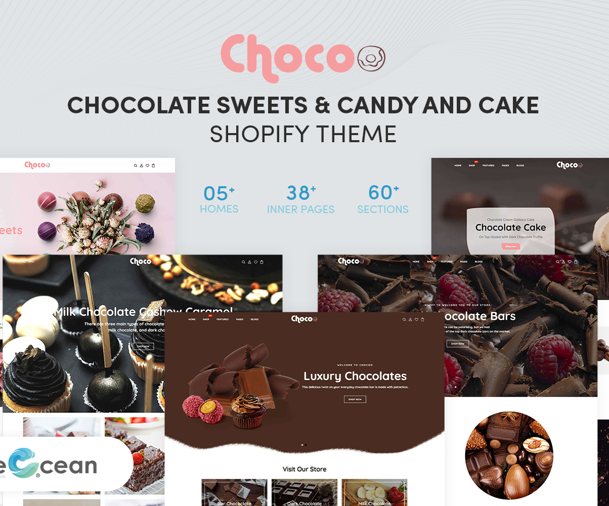 Chocoo - Chocolate Sweets & Candy And Cake Shopify Theme #160561