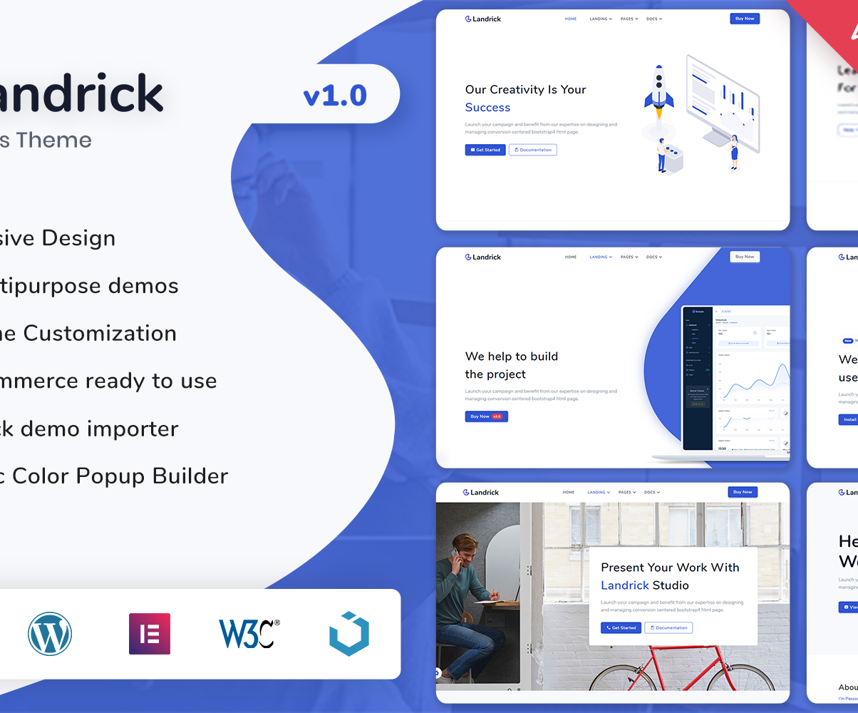 Landrick - Multipurpose WordPress Theme - TemplateMonster