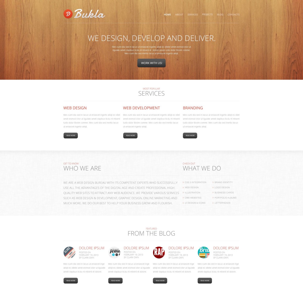 Combined Design Studio Drupal Template #45394