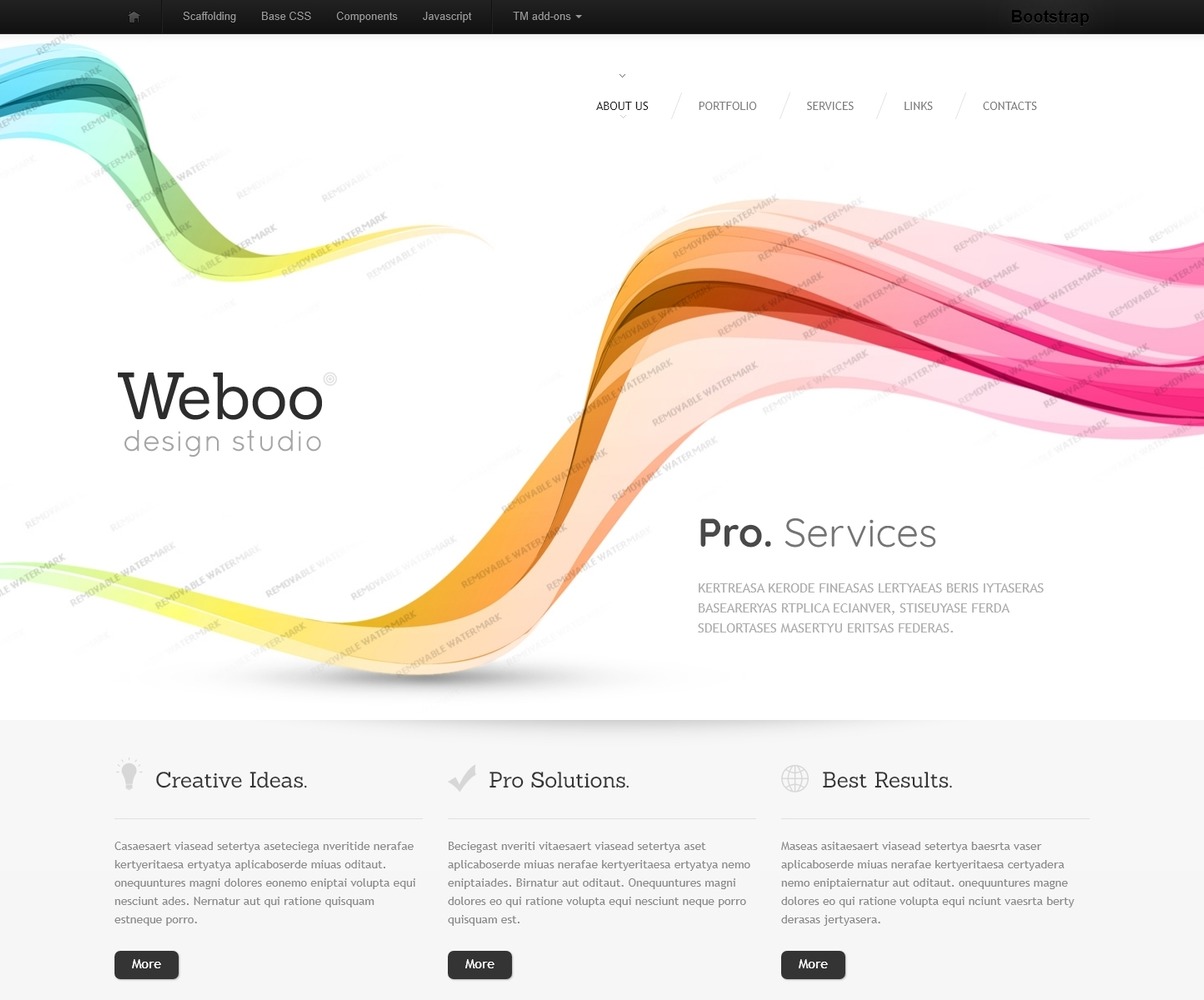 Design Studio Responsive Website Template - TemplateMonster