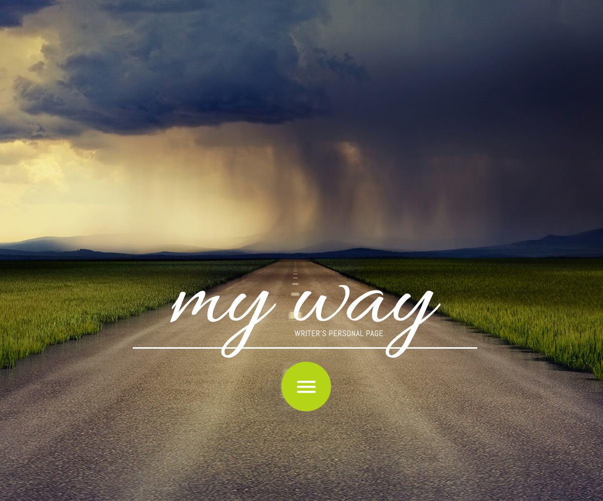 Personal Page Website Template #47425