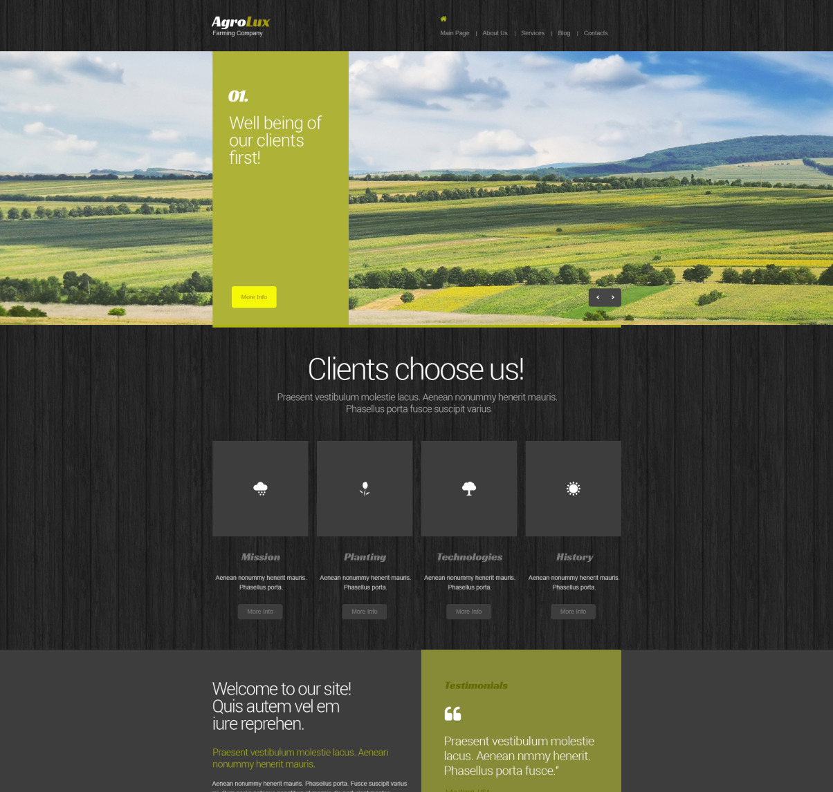Farm Drupal Template #47885
