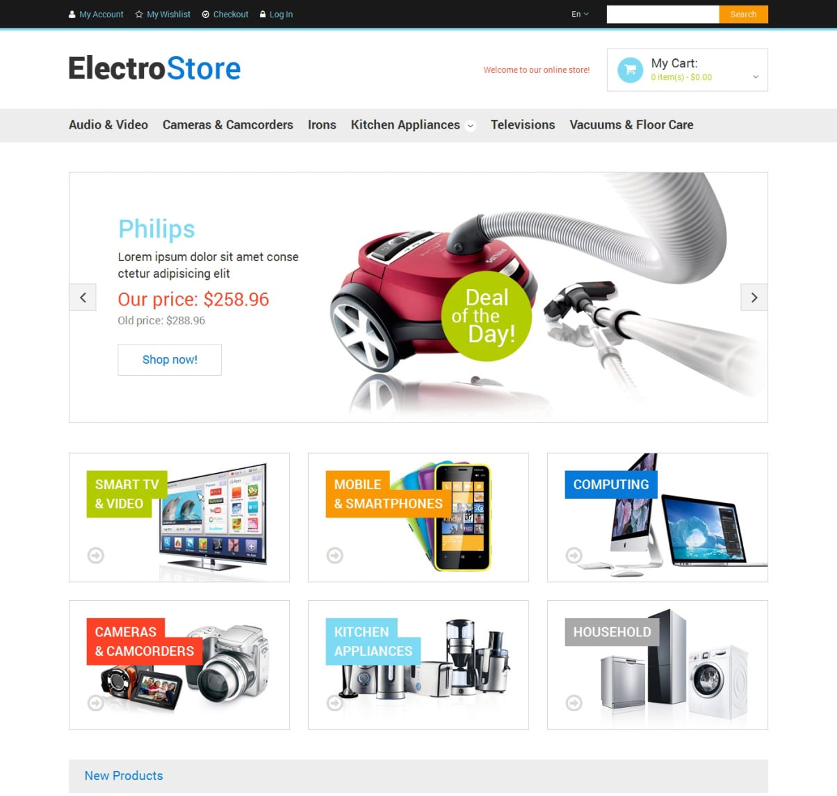 Electronics Store Responsive Magento Theme - TemplateMonster