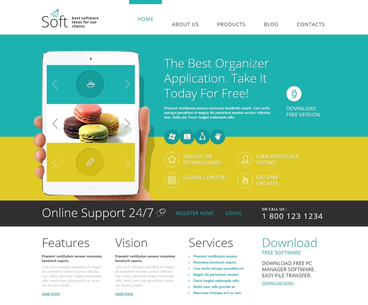 Software Joomla Template #48765