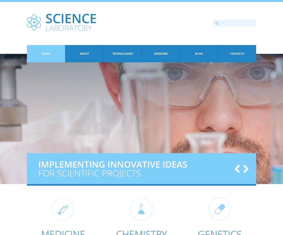 Science Laboratory - Science Laboratory Responsive Clean Joomla ...