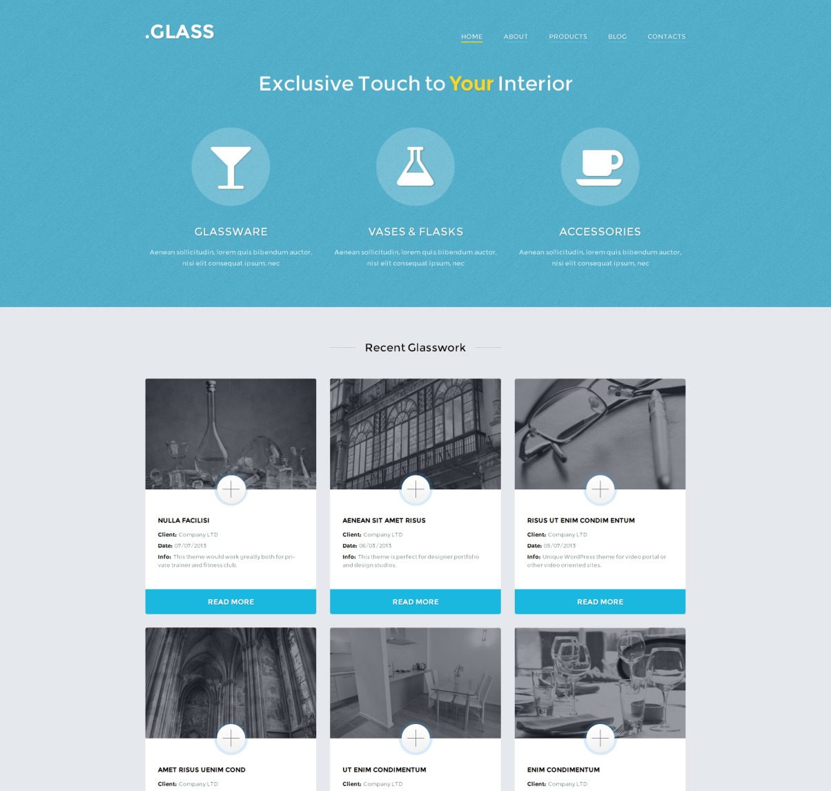 Window Responsive WordPress Theme #49623