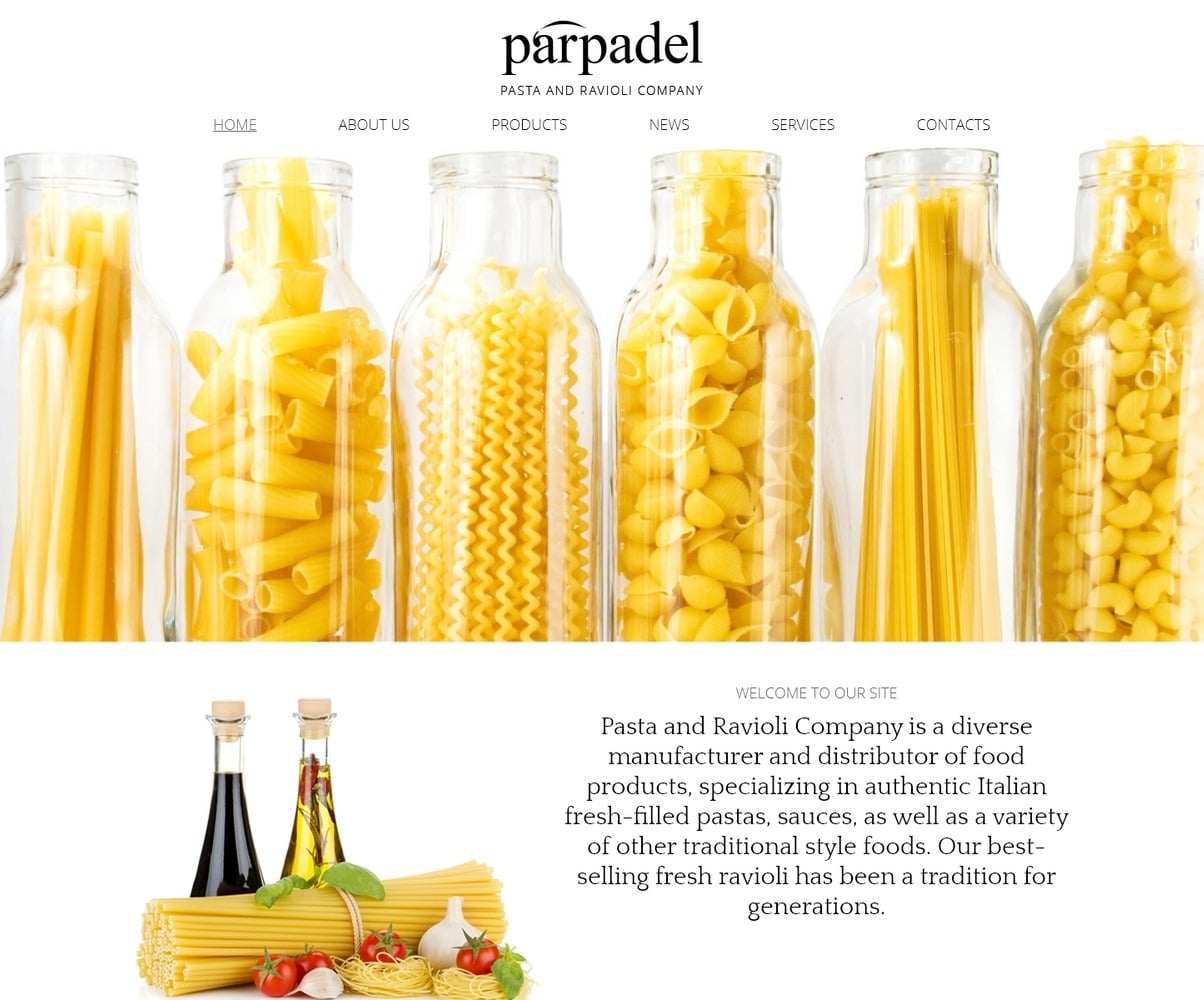 Pasta Paradise Joomla Template #50488