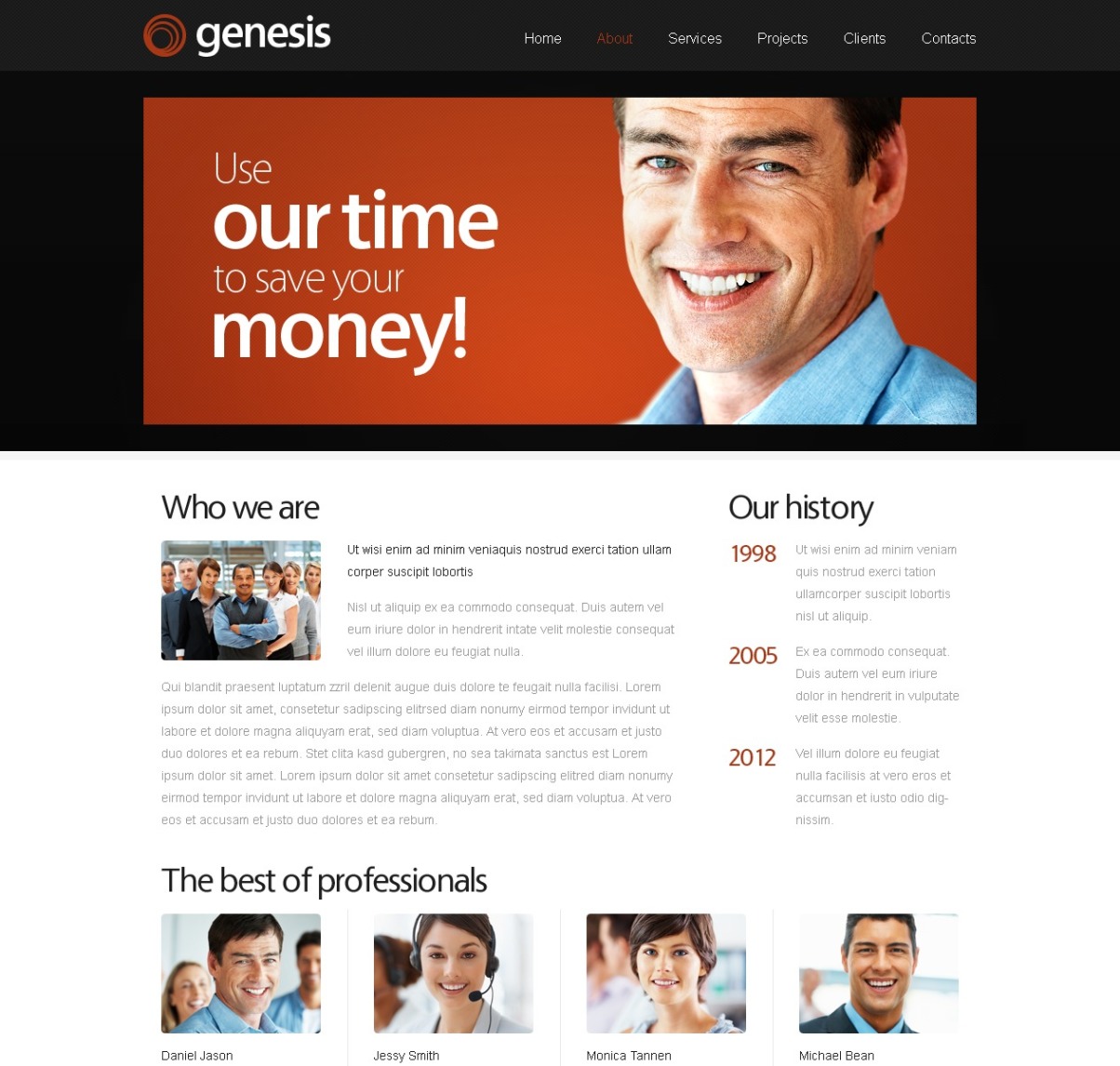 Free Website Template for Business Site