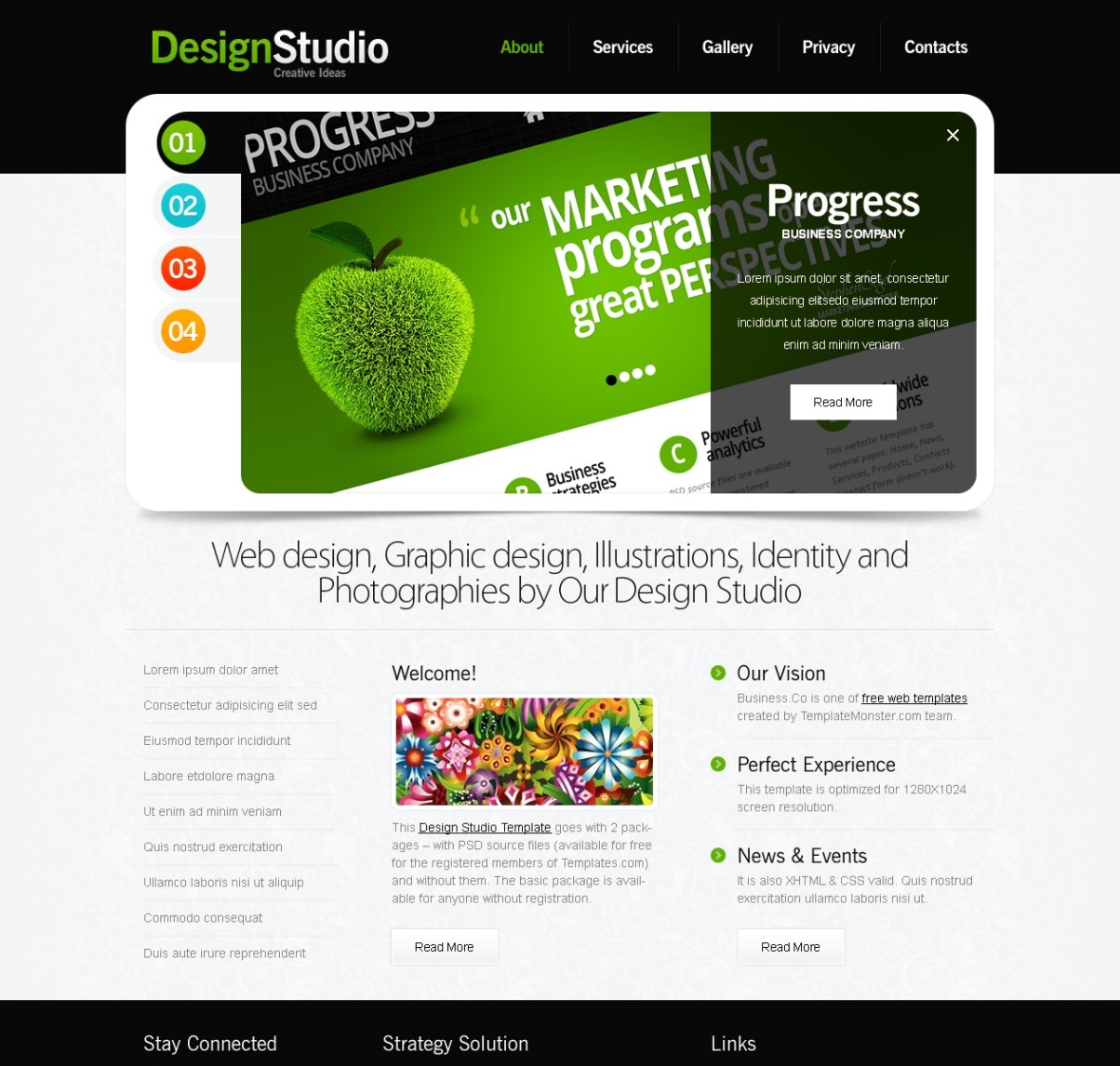 Template Siti Web #51543 per Un Sito di Design