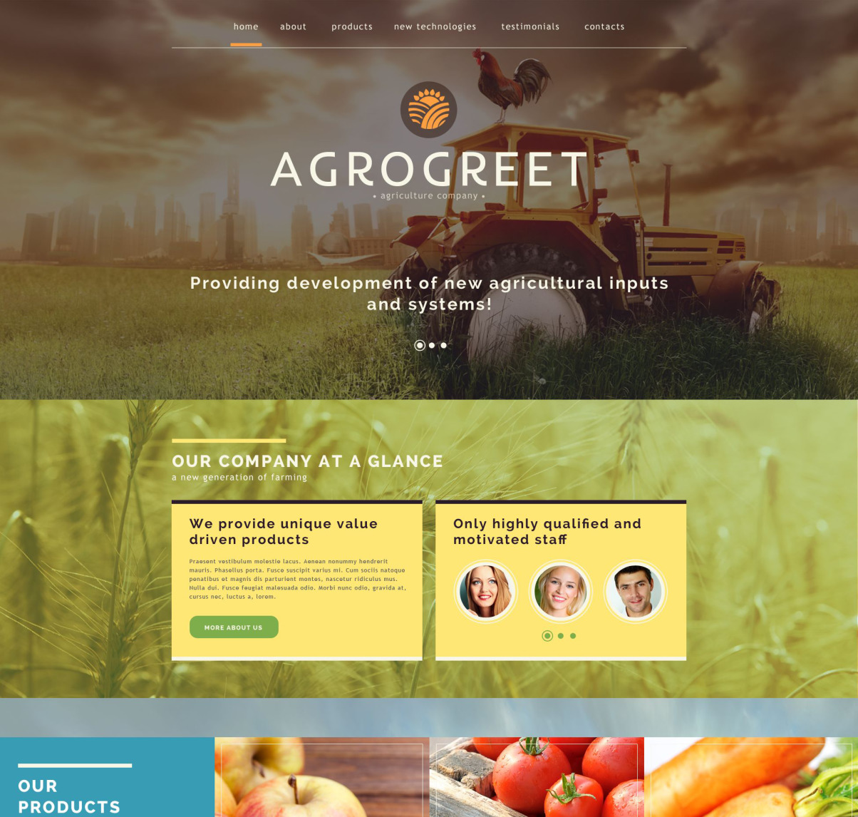 Agriculture Website Template Bootstrap Free Download Best Design Idea