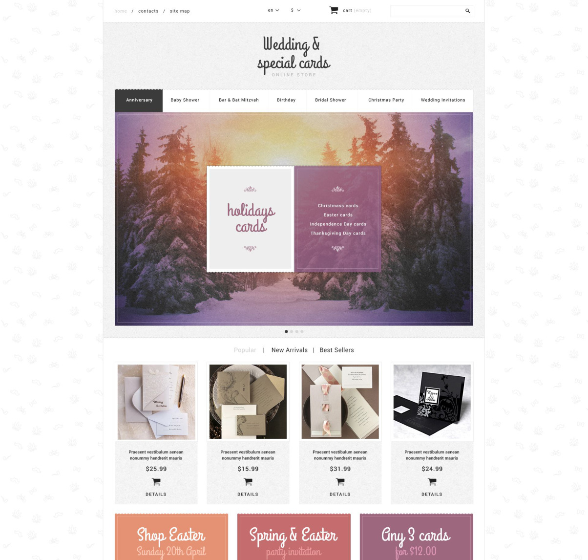 Cards Store PrestaShop Theme #52566