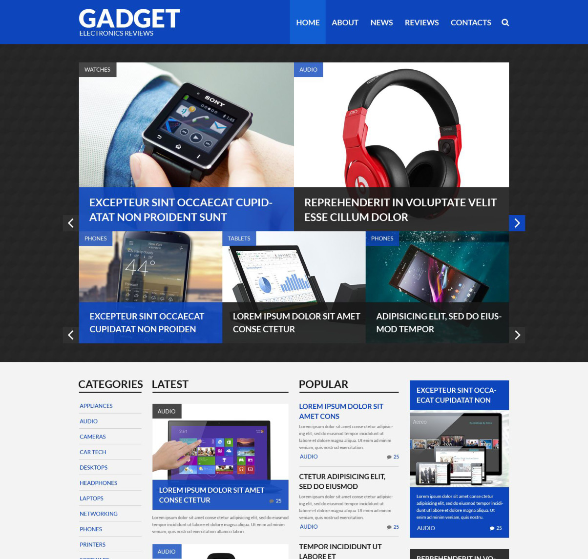 Electronics Reviews WordPress Theme