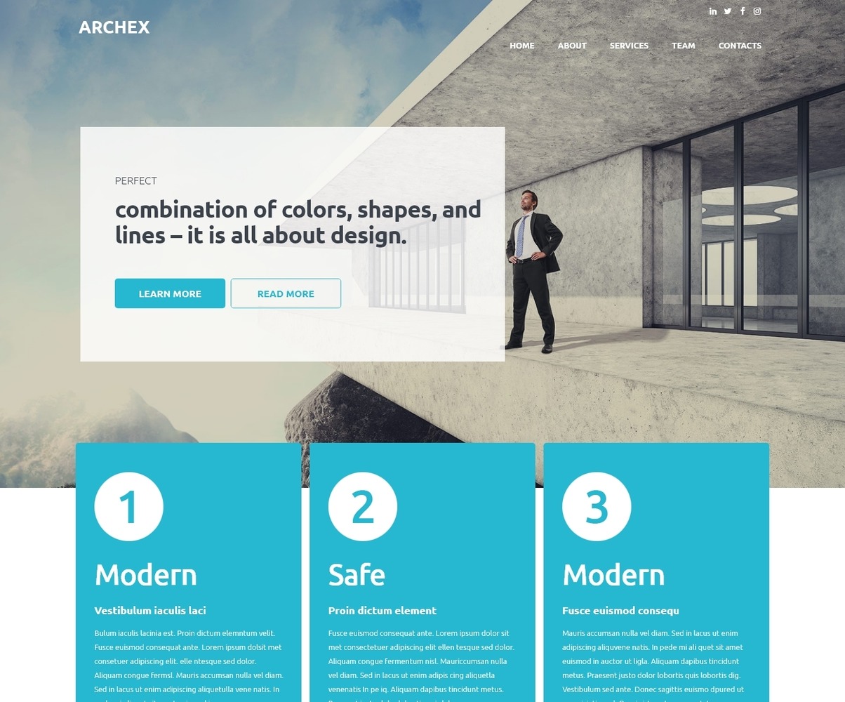 Architectural Wordpress Theme