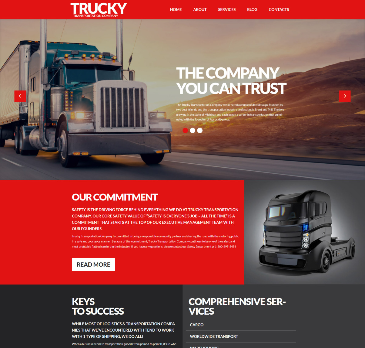 Logistics WP Theme