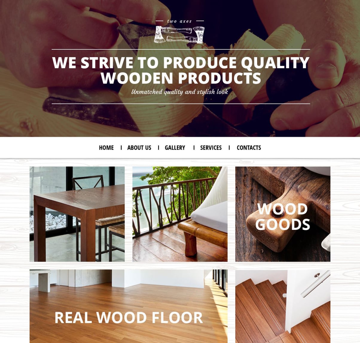Crafts Responsive Website Template #53442