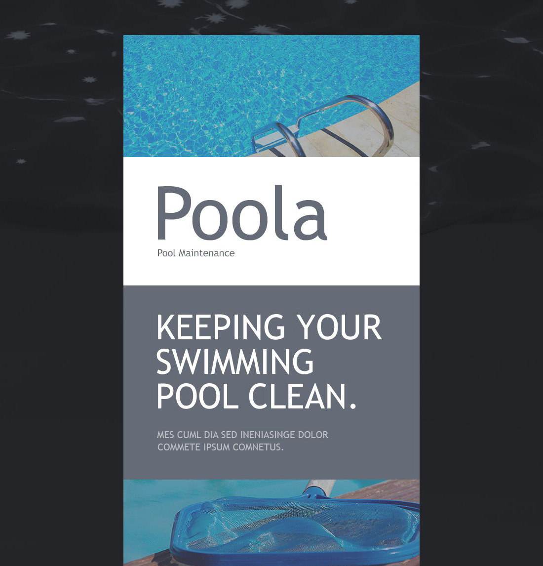 Swimming Pool Responsive Newsletter Template