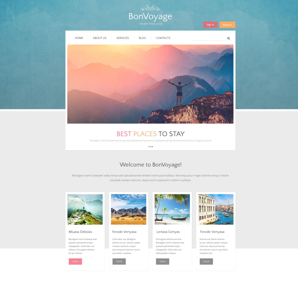BonVoyage Drupal Template #53893 - TemplateMonster