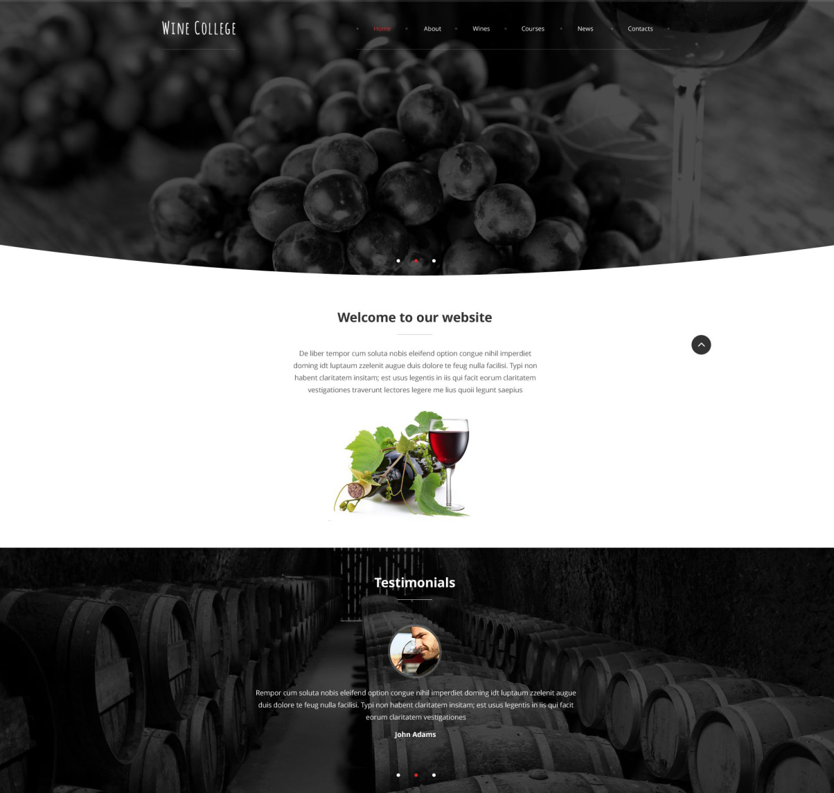 Winery Web Template