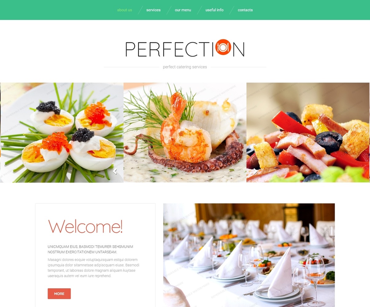 Catering Web Template