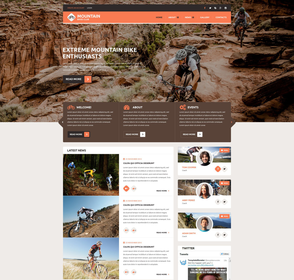 Bike Shop Web Template