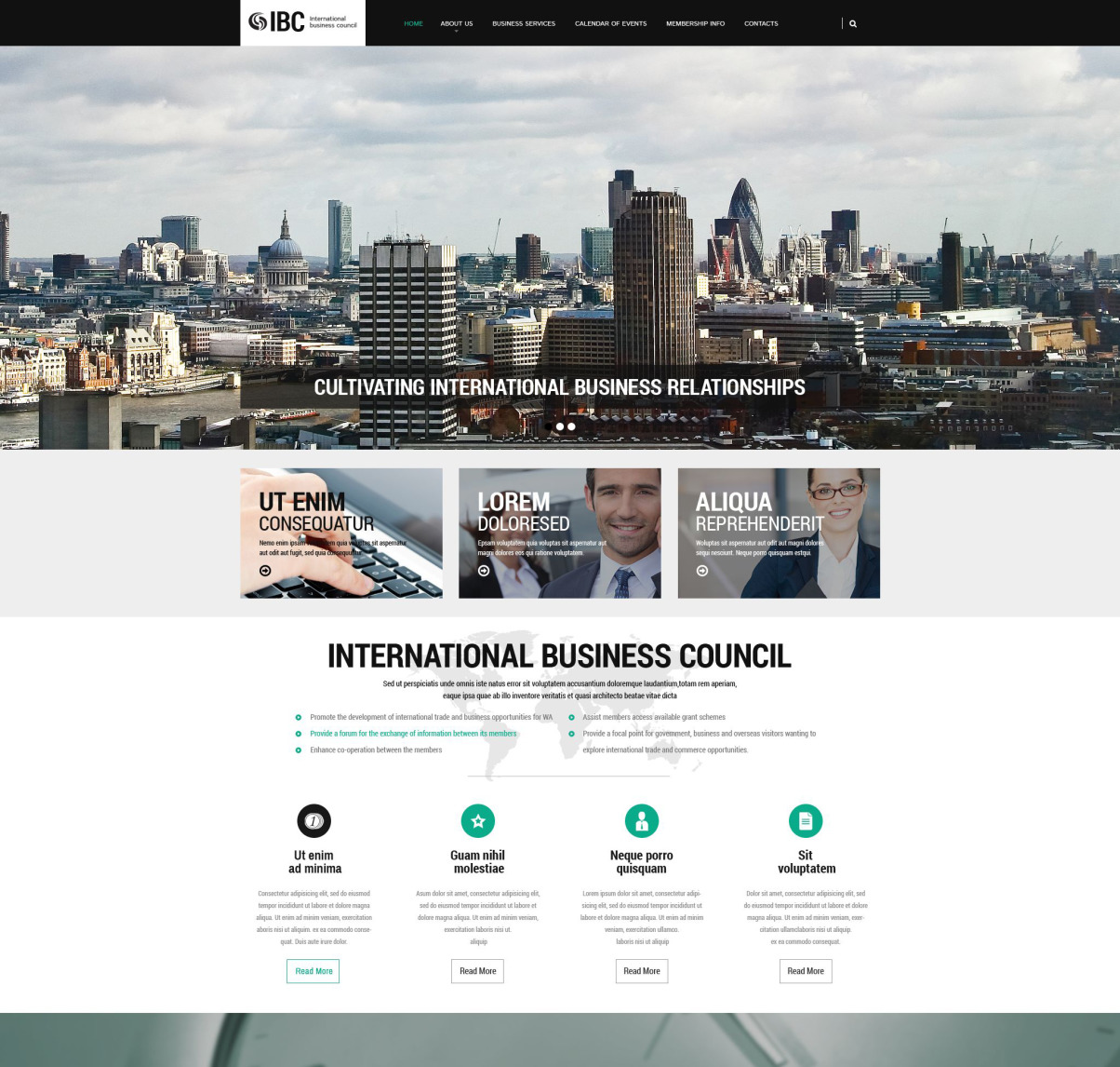 Corporate Website Template #54570