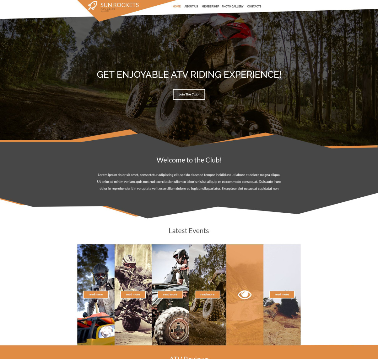 Motor Sports Responsive Website Template #54966
