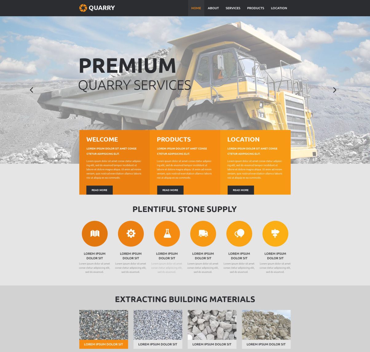 Building Materials Website Template