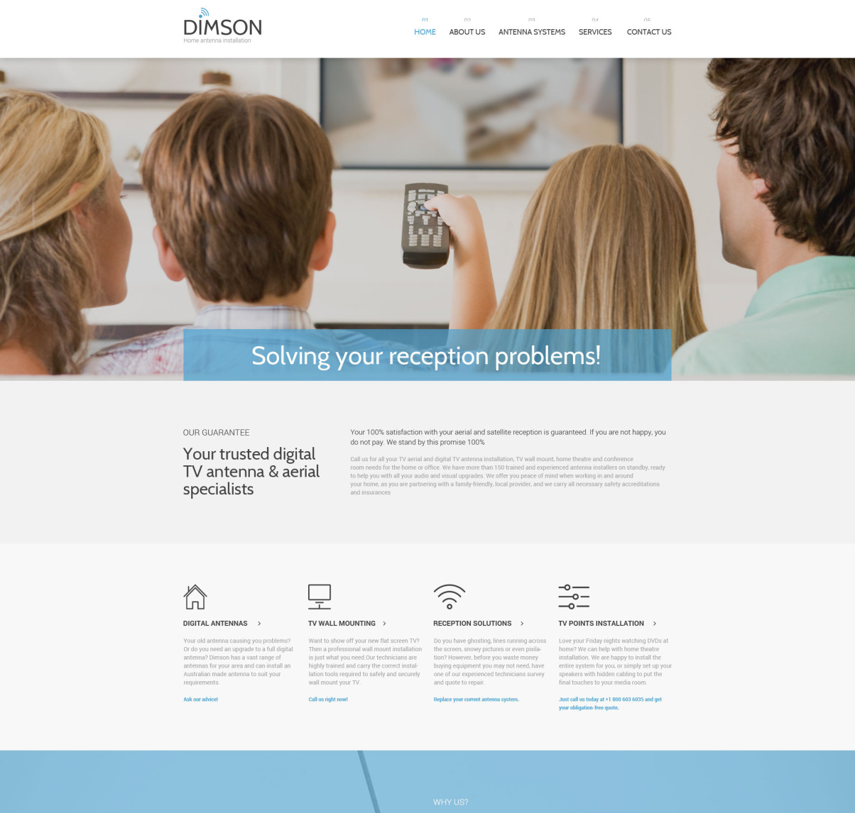 Television Website Template