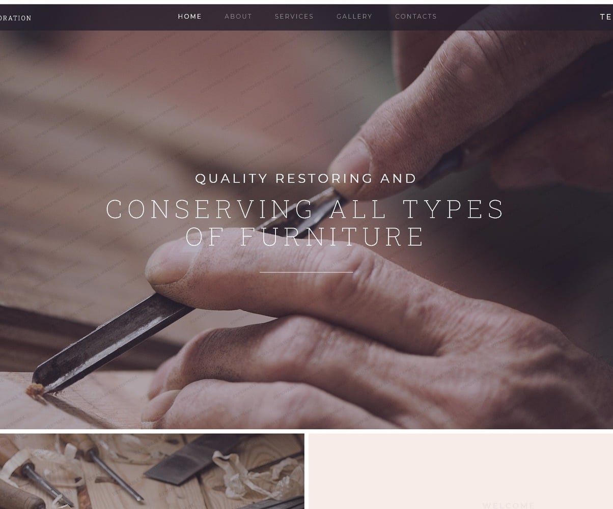 Antique Dealer Web Template