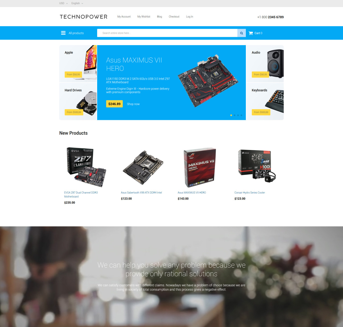 Computer Hardware Magento Template