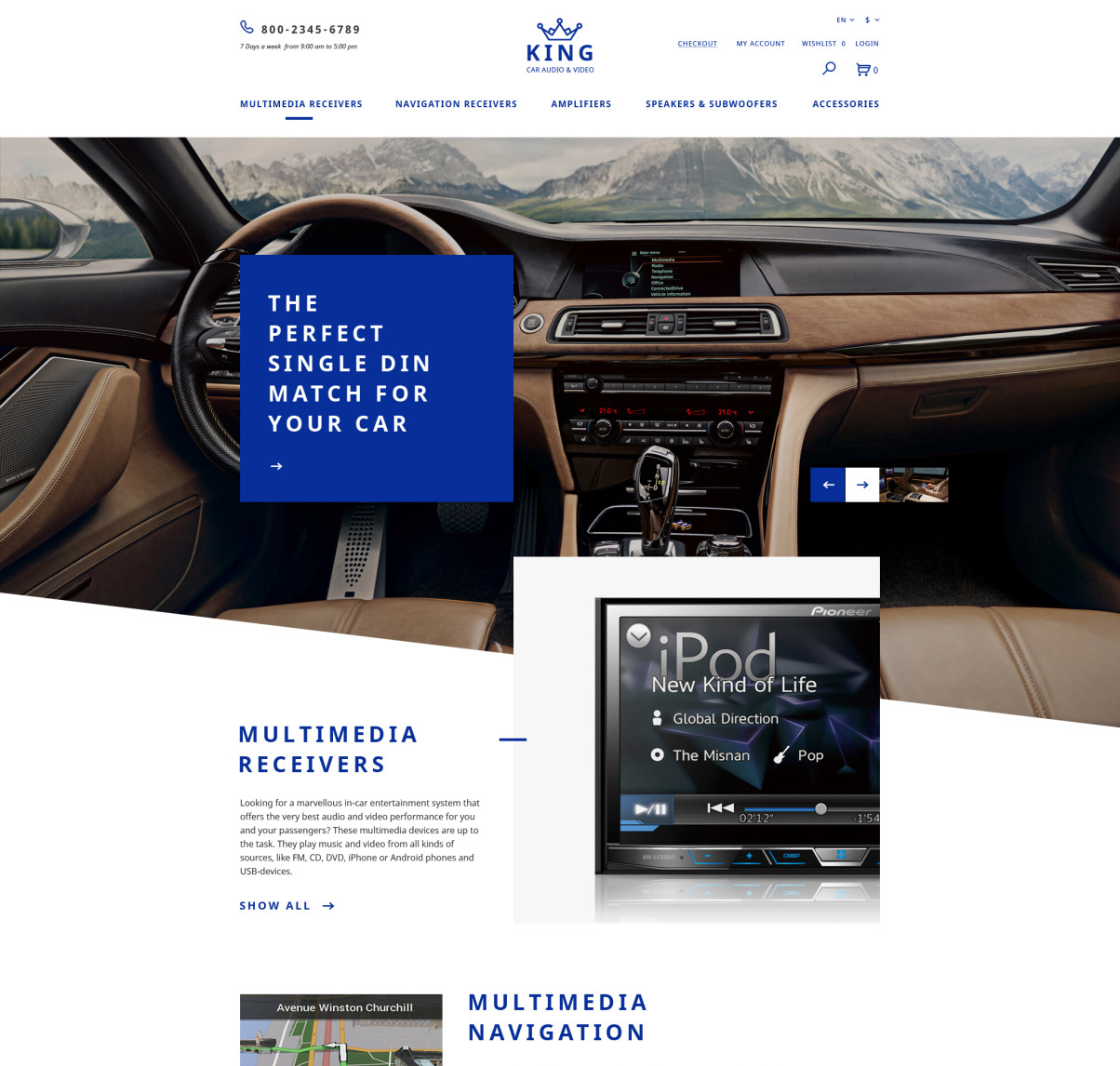 Car Sound OpenCart Template