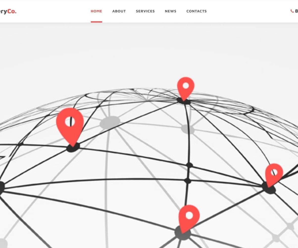 Delivery Services Website Template