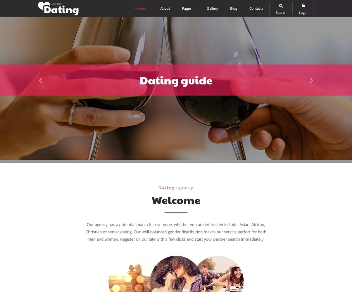 Dating Joomla Template