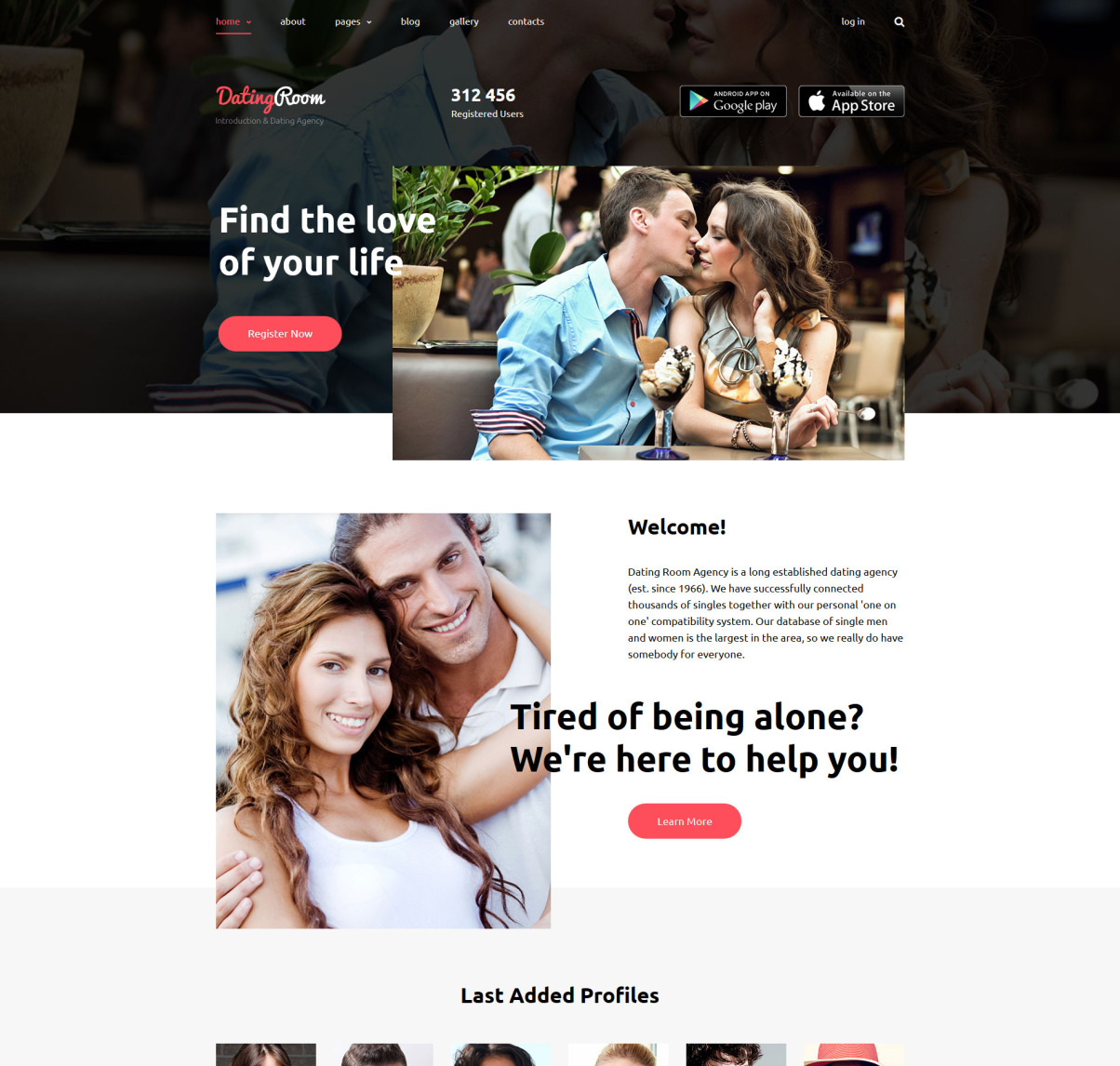 Dating Online Joomla Template