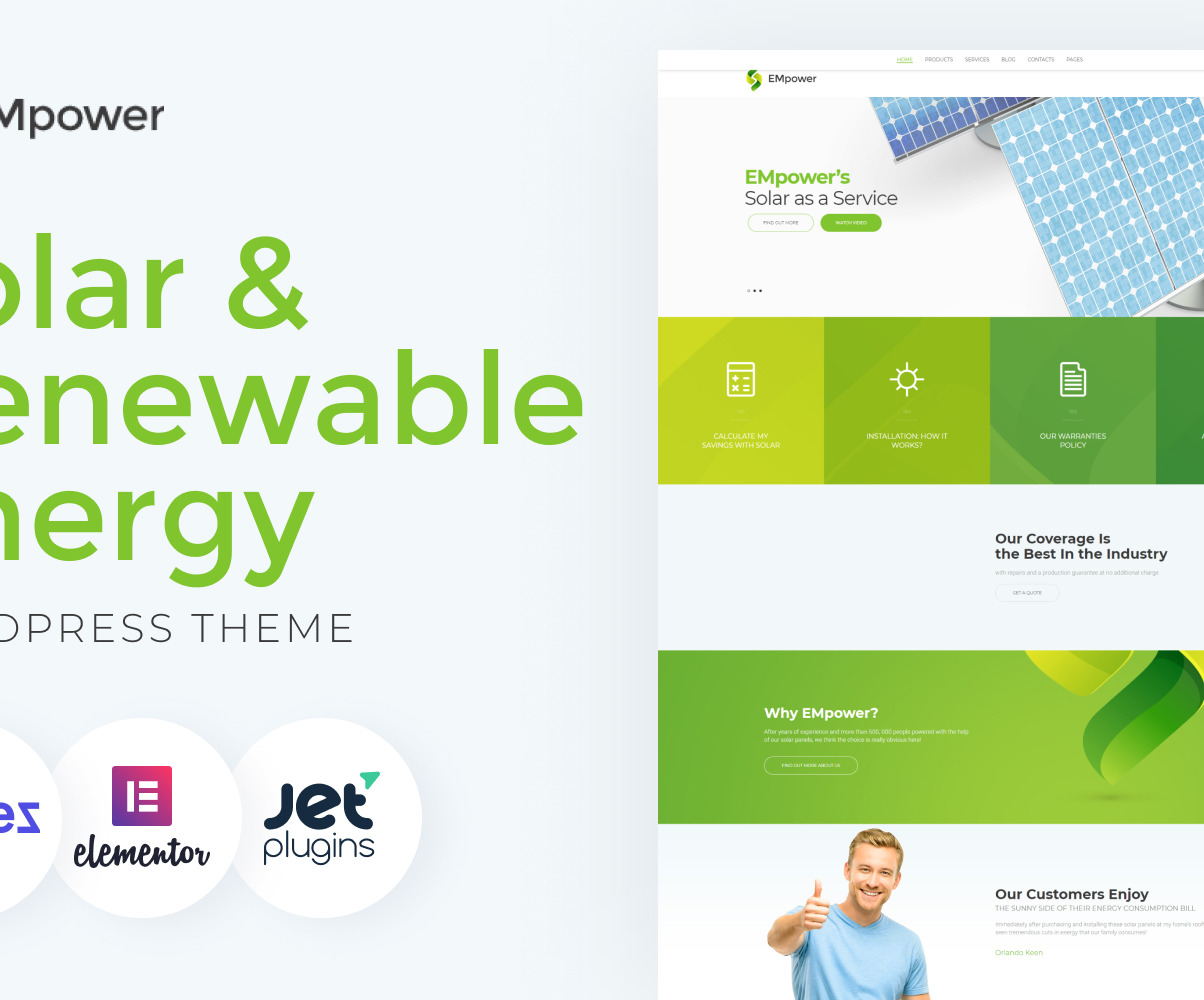Solar Energy WordPress Theme