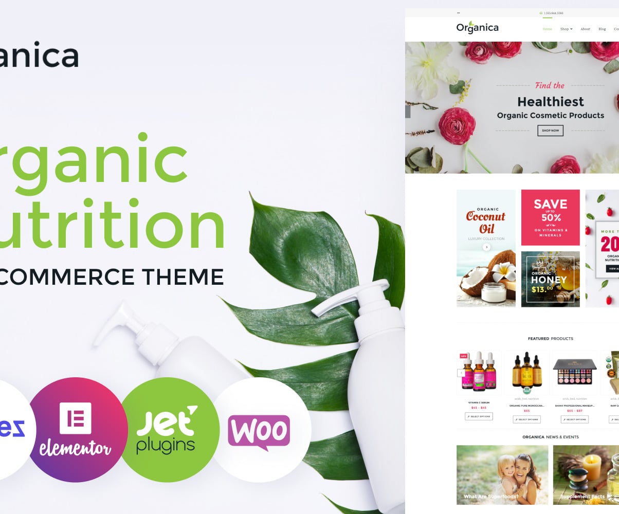 Organica - Organic Food, Cosmetics and Bio Active Nutrition WooCommerce ...