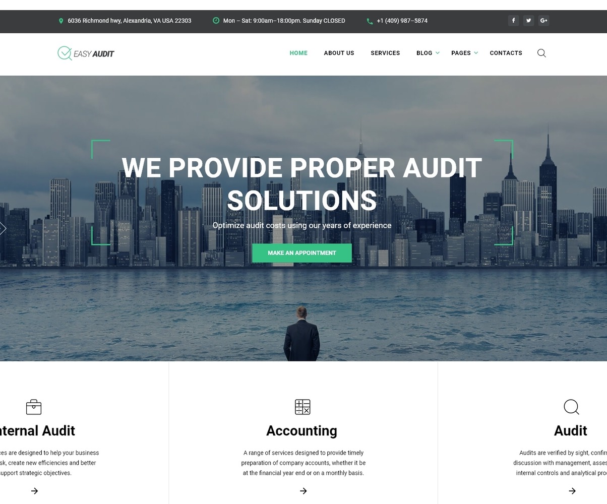 Template Siti Web #61349 per Un Sito di Consulenza