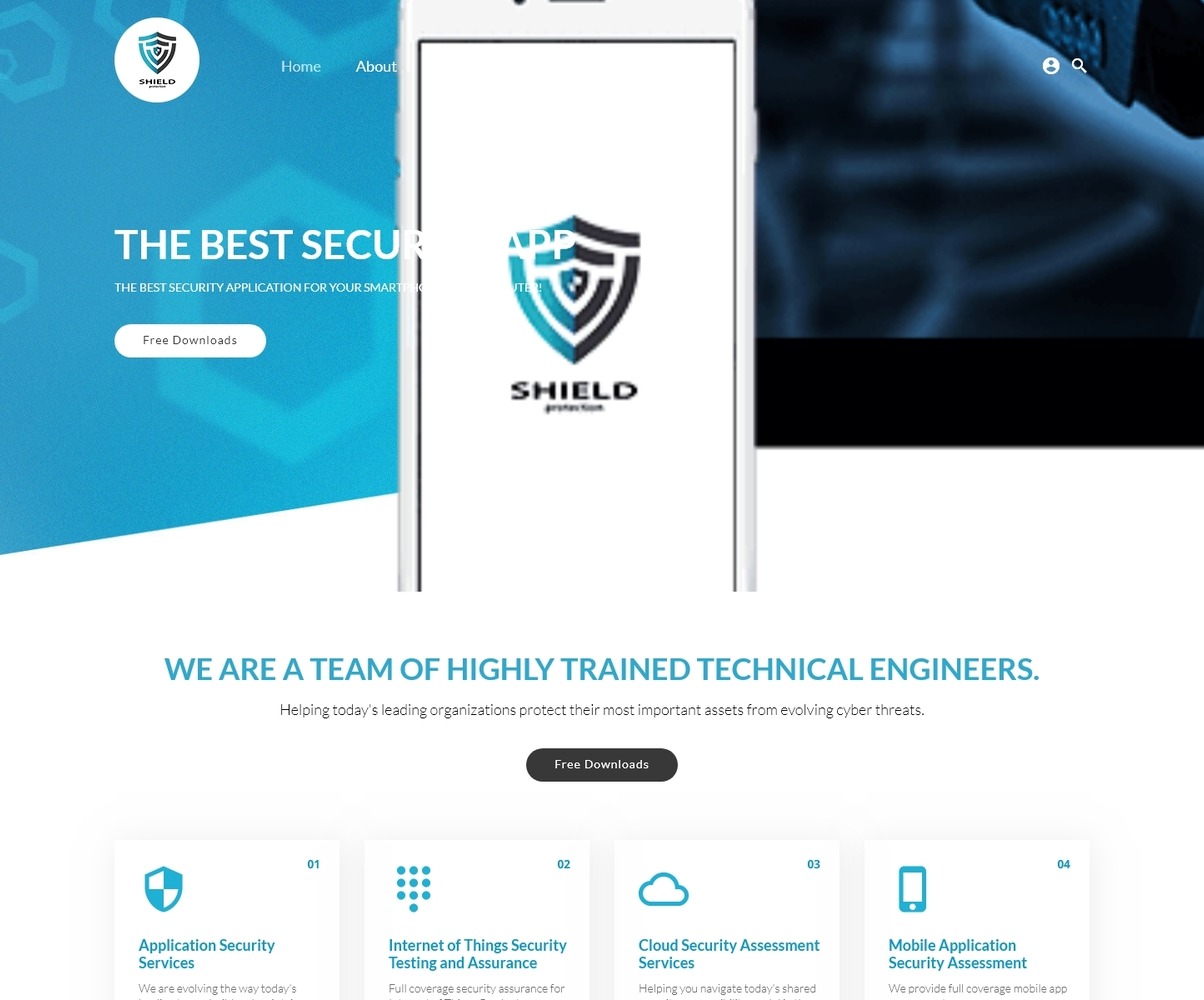The Best Security App Joomla Template