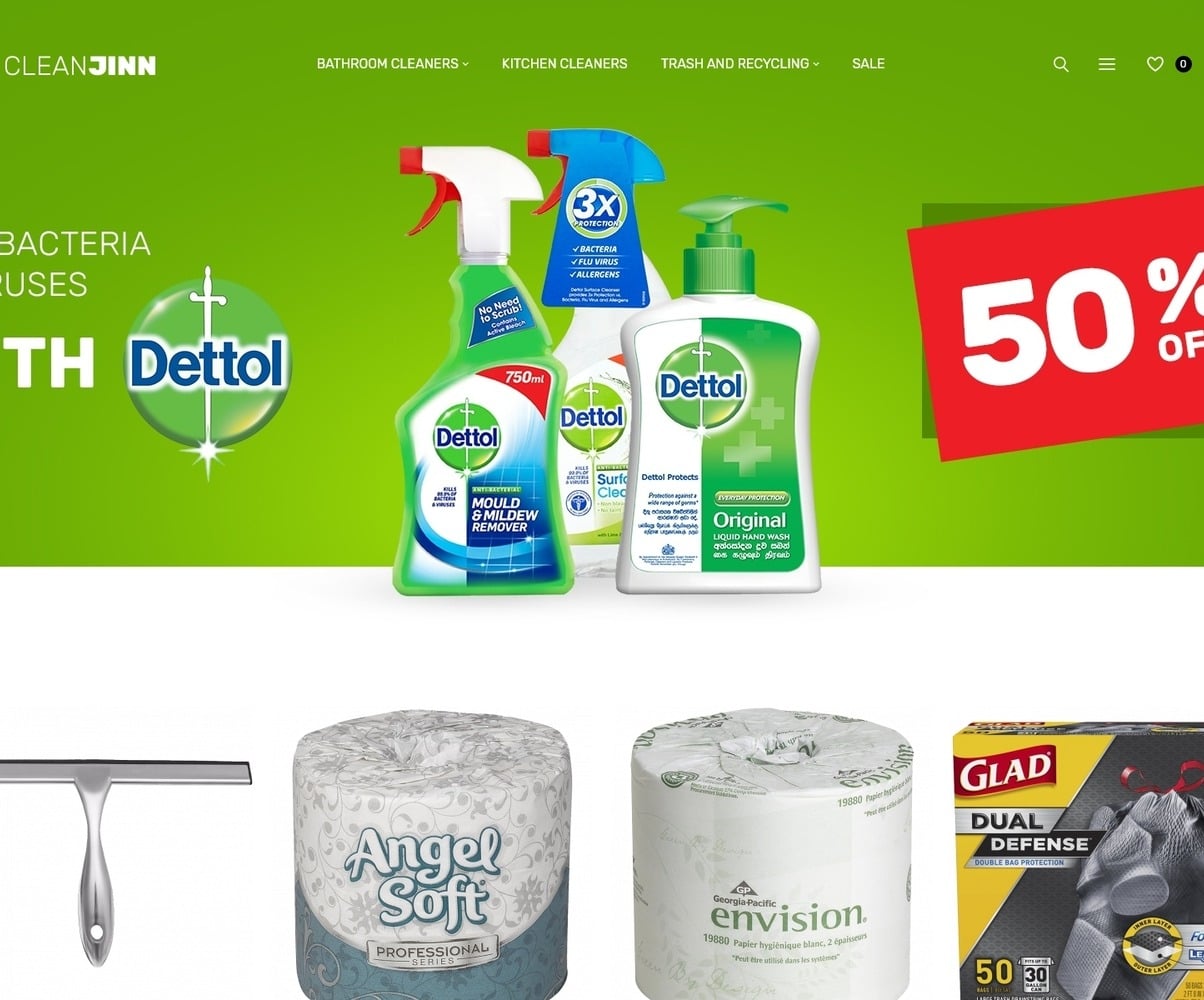 Cleaning Supplies Magento 2 Theme