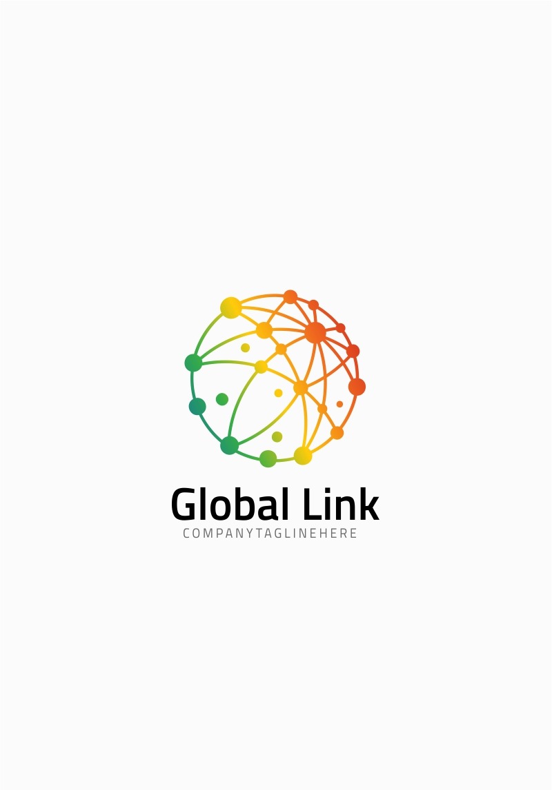 Global Digital Link Logo Template #65513 - TemplateMonster