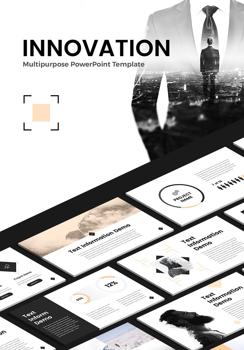 Business Innovation PowerPoint Template #65930