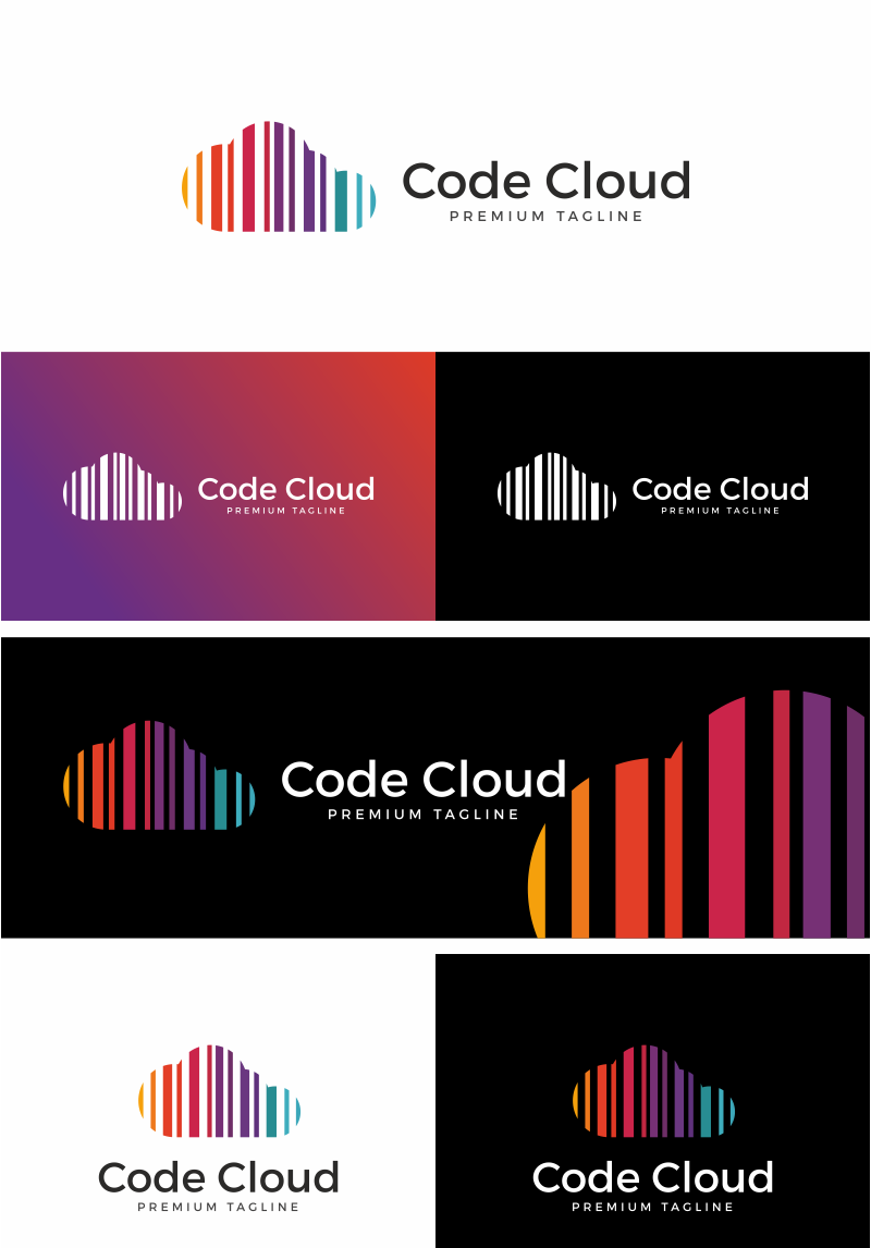 Cloud Code Logo Template #65937