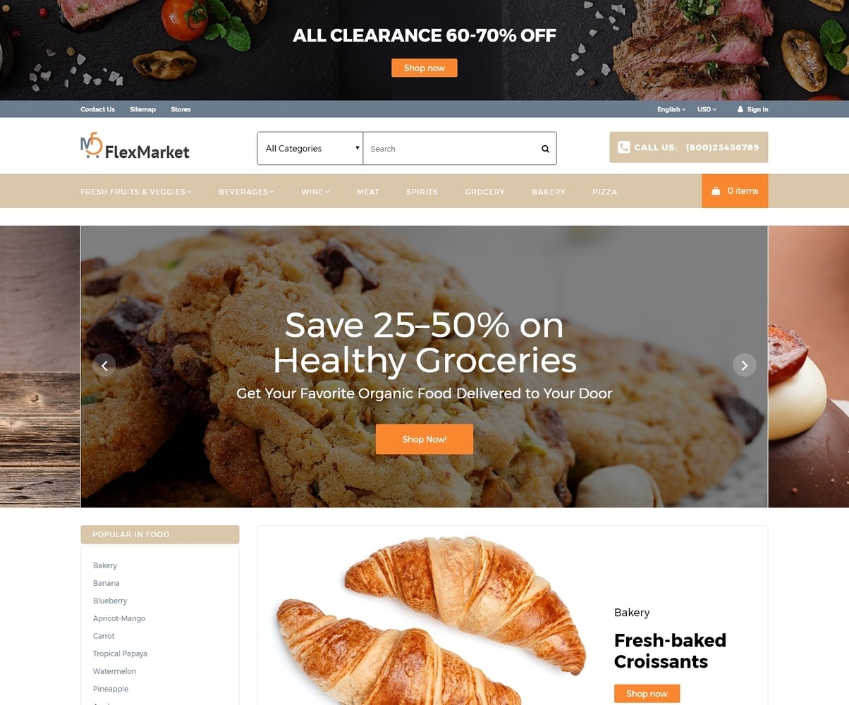 FlexMarket PrestaShop Theme #66023