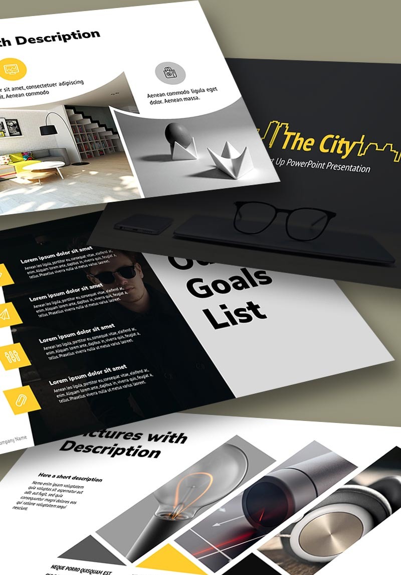 The City PowerPoint Template #66022
