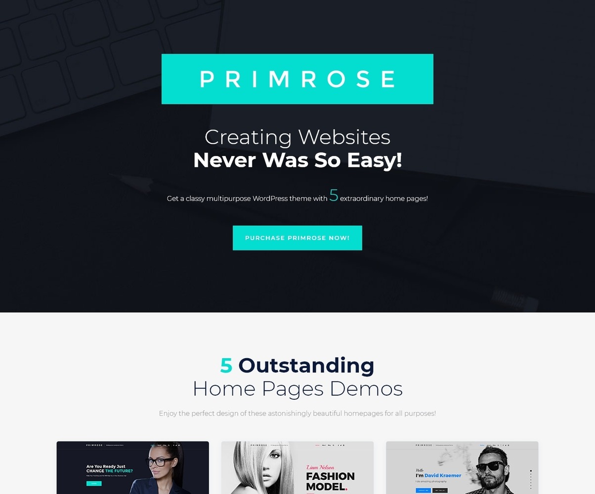 Primrose - Multipurpose WordPress Theme - TemplateMonster