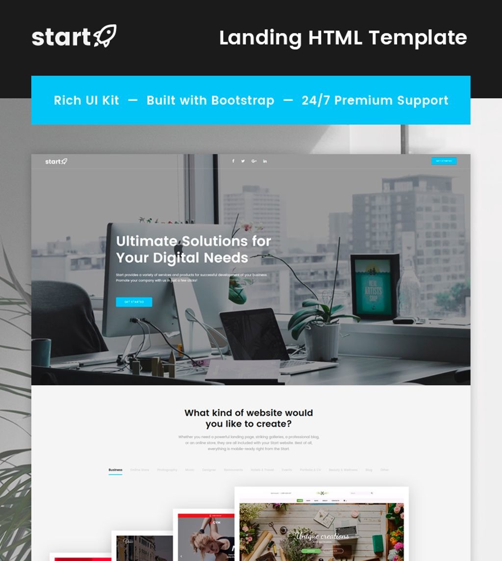 Consulting Landing HTML Page Template