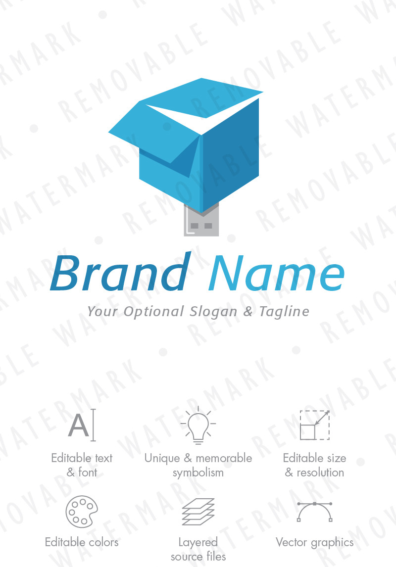 Data Box Logo Template #66895
