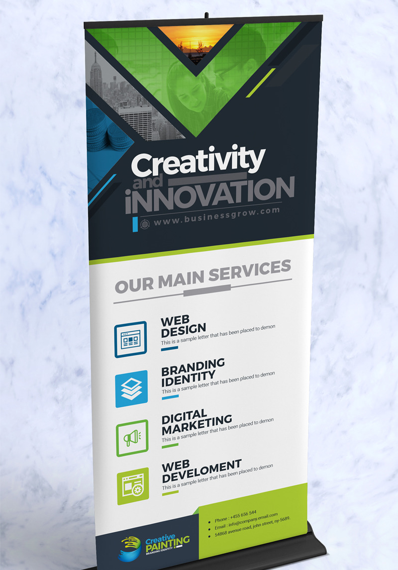 Signage Solution Pack : Billboard, Rollup Banner, Shop Sign Promotional ...